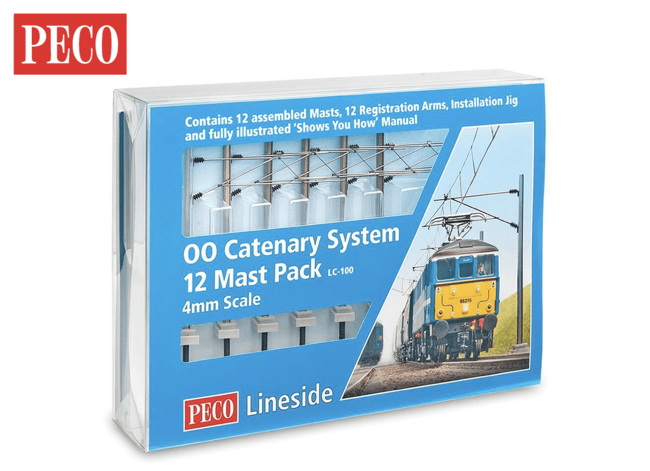 PECO LC-100 - Catenary System Startup Pack - Modelrailway.pt